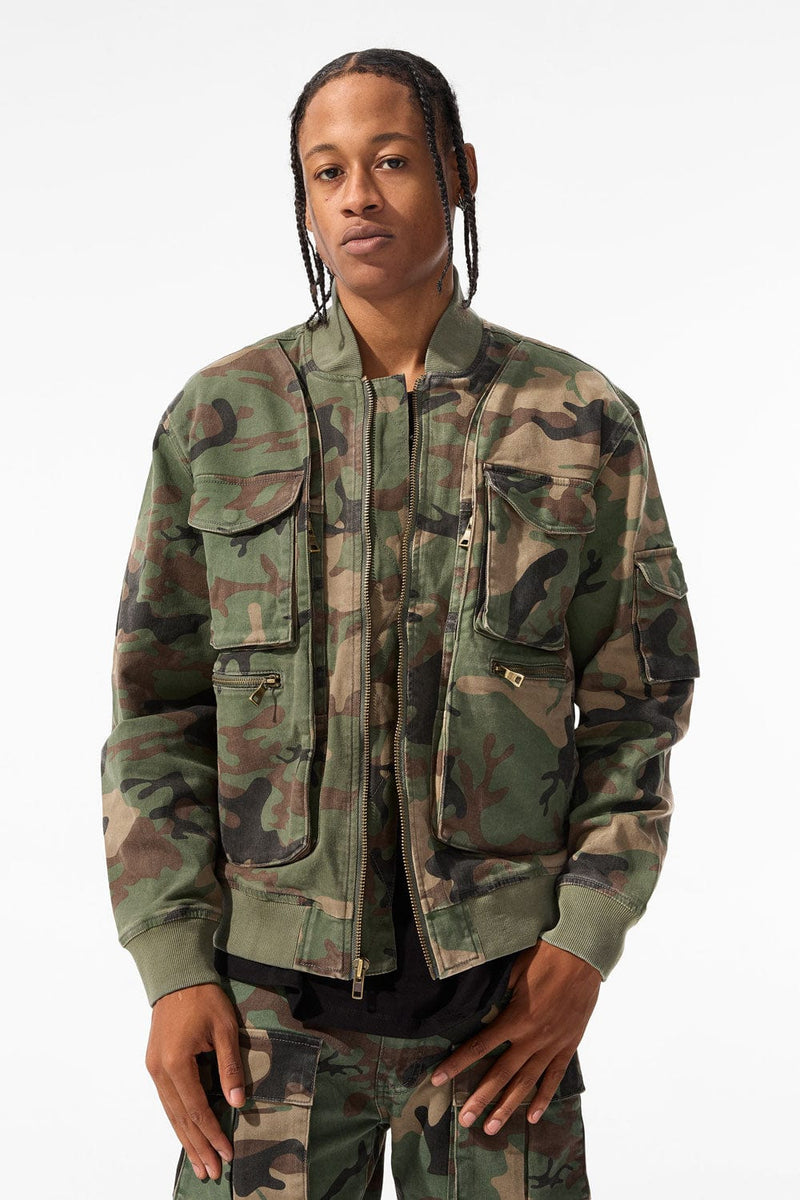 Camo Mercenary Bomber Jacket (Vintage Camo)