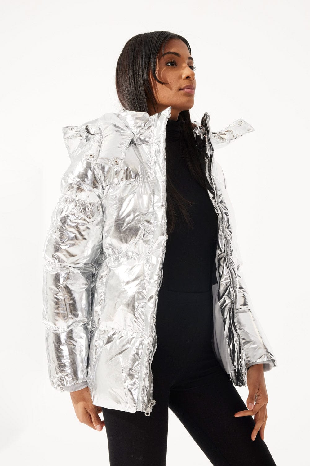 Women's Toronto Bubble Jacket (Silver)