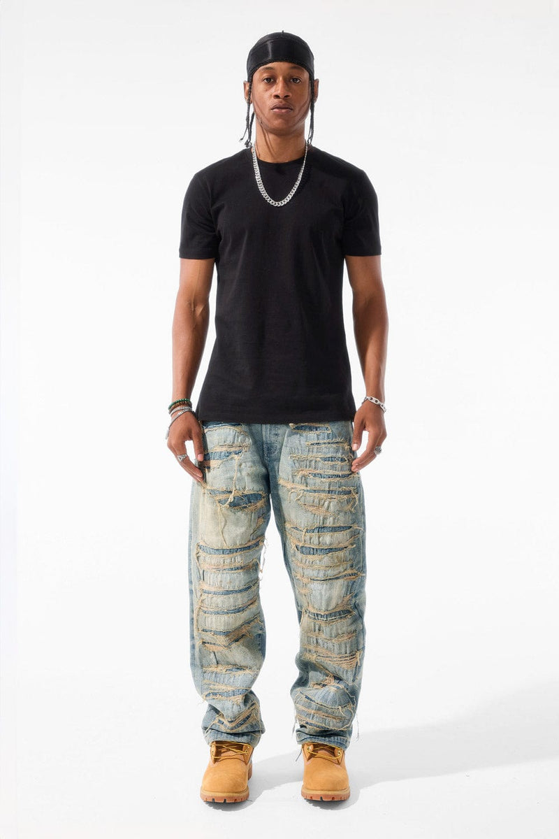Wide Leg Fit - Bankhead Denim (Antique) - Brian Collection