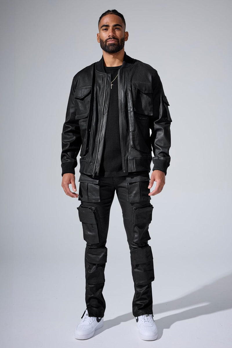 Slim Taper Fit - Midnight Mercenary Denim (Jet Black) - Sean Collectio