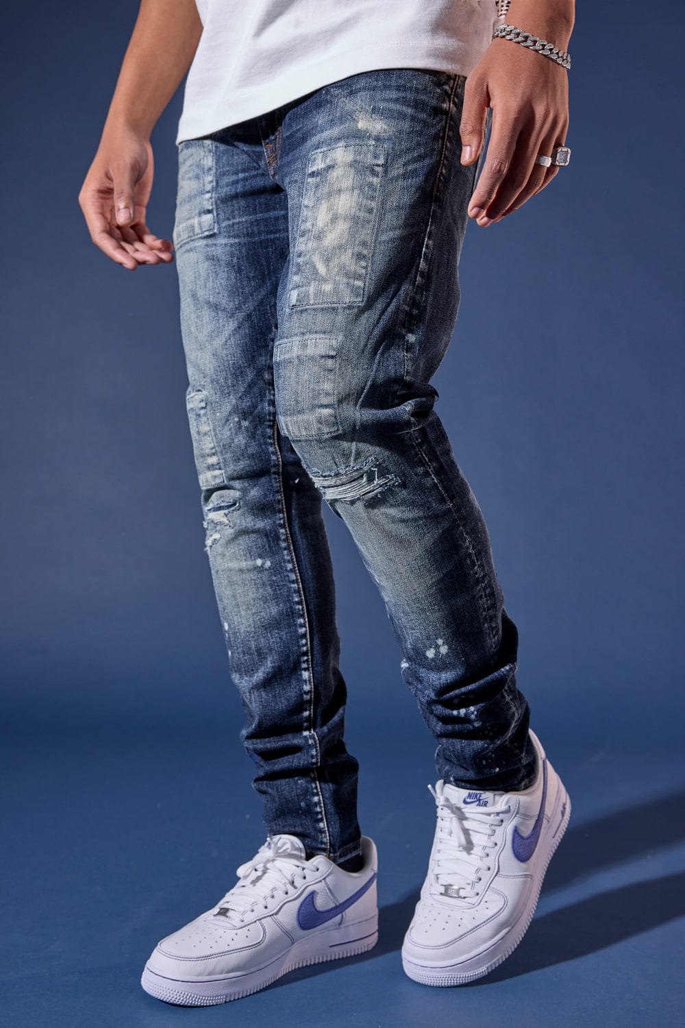 Skinny Fit - Blockwork Denim - Ross Collection