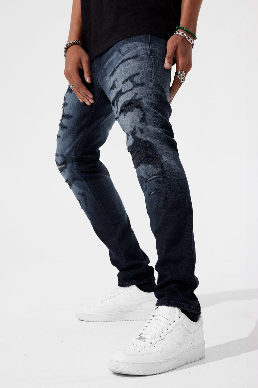 Slim Taper Fit - Elmhurst Denim (Midnight Blue) - Sean Collection