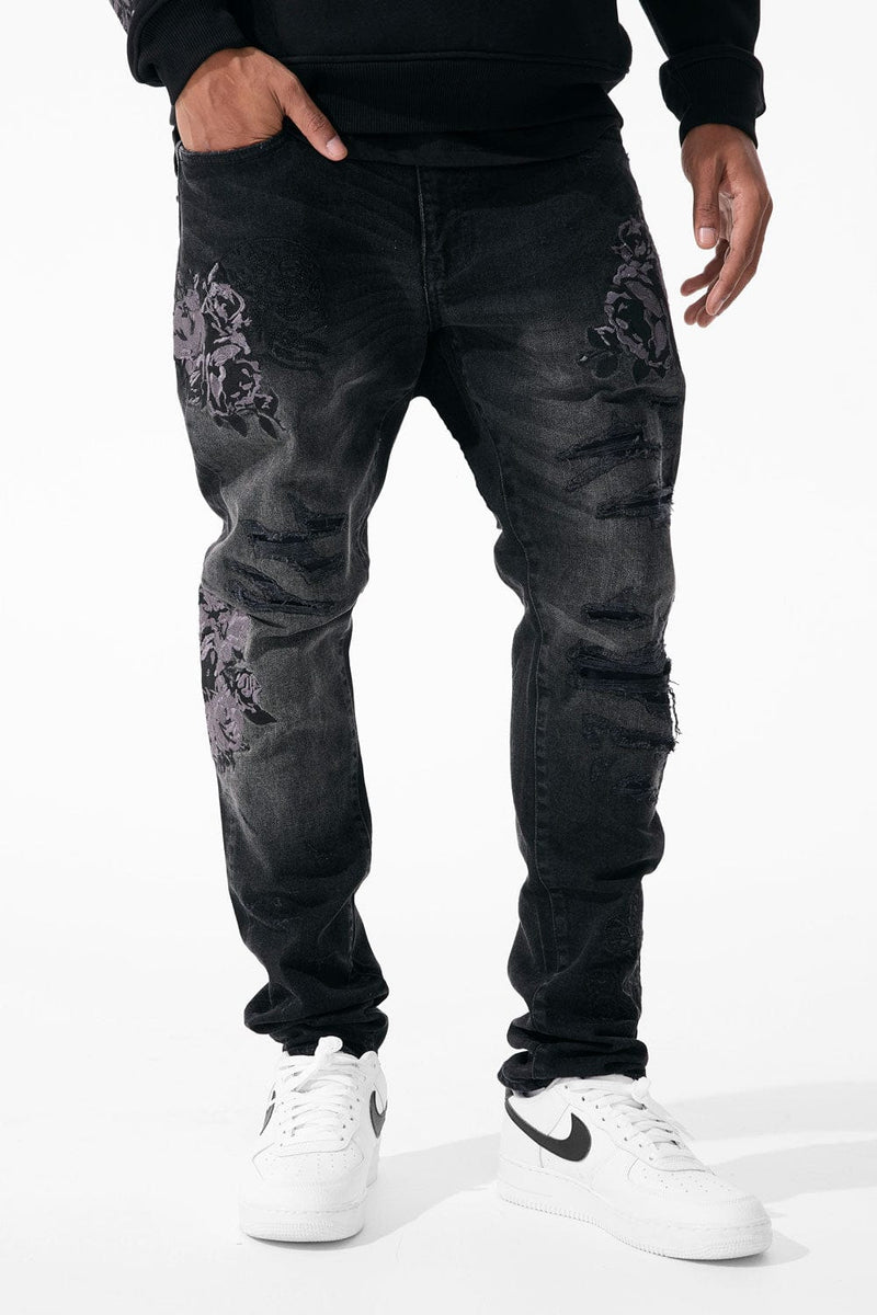 Slim Taper Fit - Eternal Darkness Denim (Black Shadow) - Sean Collecti