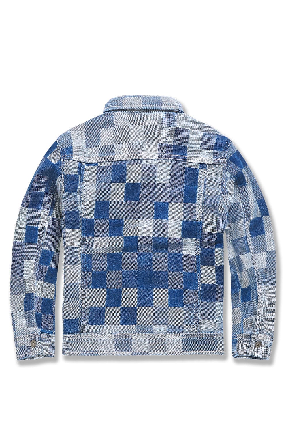 Kids Illusion Denim Trucker Jacket (Aged Wash) Kids Illusion Denim Trucker Jacket (Aged Wash)