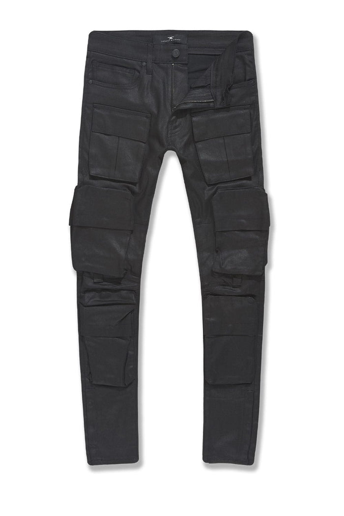 Slim Taper Fit - Midnight Mercenary Denim (Jet Black) - Sean Collectio