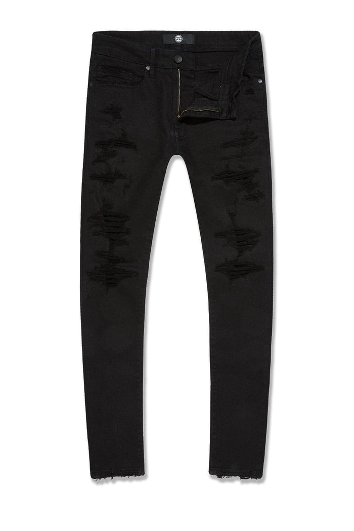Slim Taper Fit - Stratosphere Denim (Jet Black) - Sean Collection