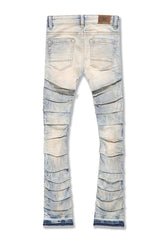 Kids Stacked Ripple Effect Denim (Antique)
