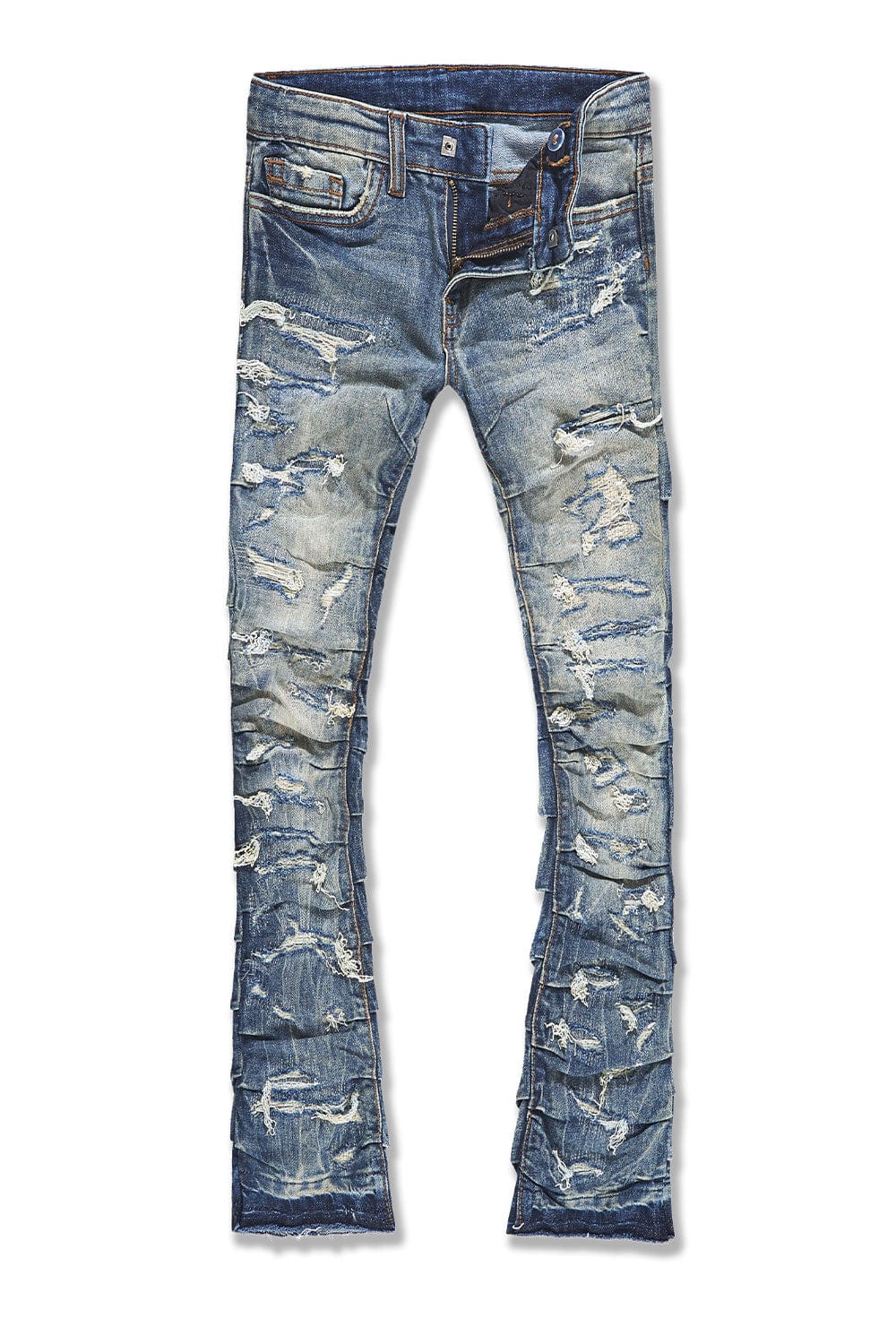 Kids Stacked Ripple Effect Denim