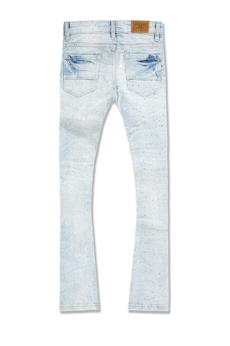 Kids Local Dealer Stacked Denim (Iced White)